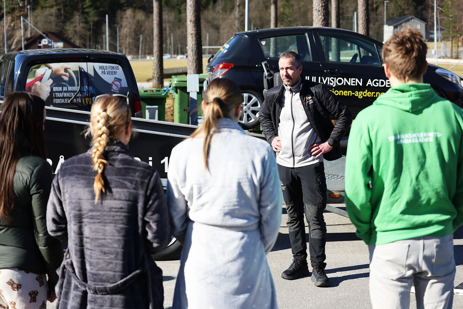 Bom stopp og opp-ned da Nullvisjon besøkte Sirdal VGS - Sirdal Kommune